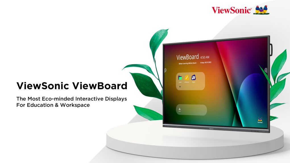 Η ViewSonic προσφέρει βιώσιμες λύσεις με τις διαδραστικές οθόνες ...